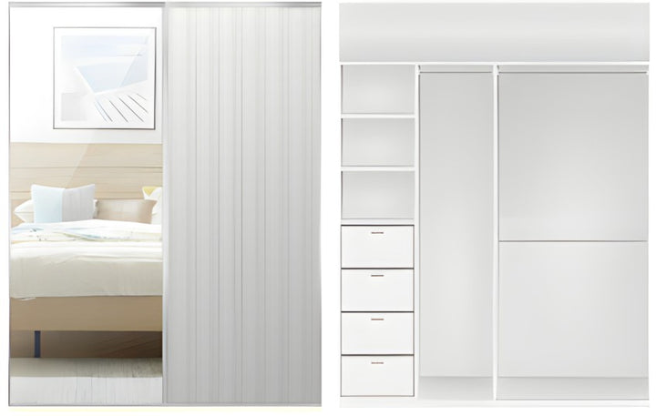2 door Built-in Wardrobes – Impressive Wardrobes